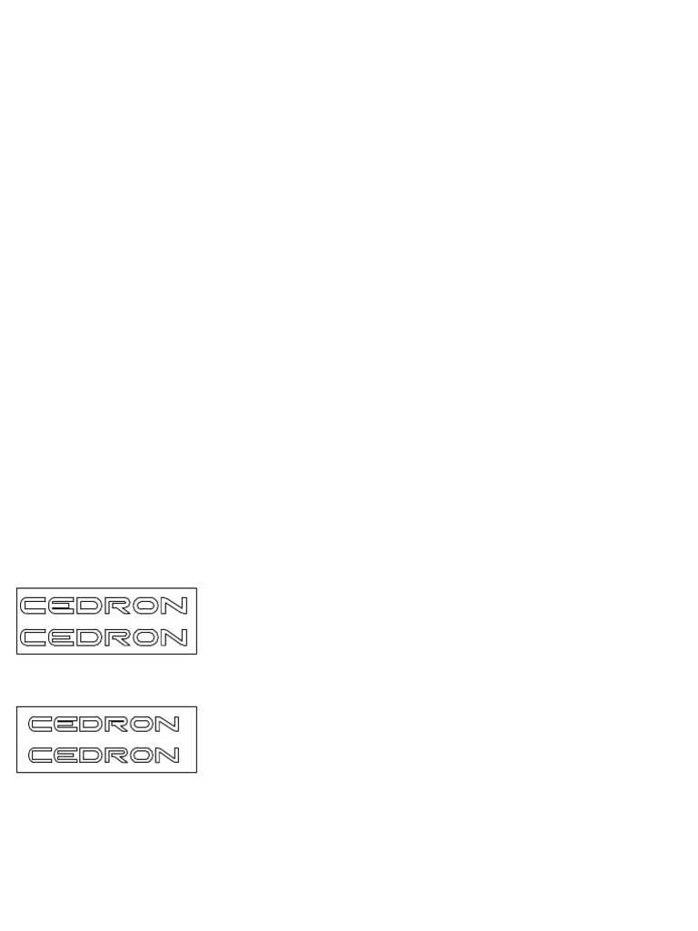 Logo Cedron 1 y 2-Model | PDF