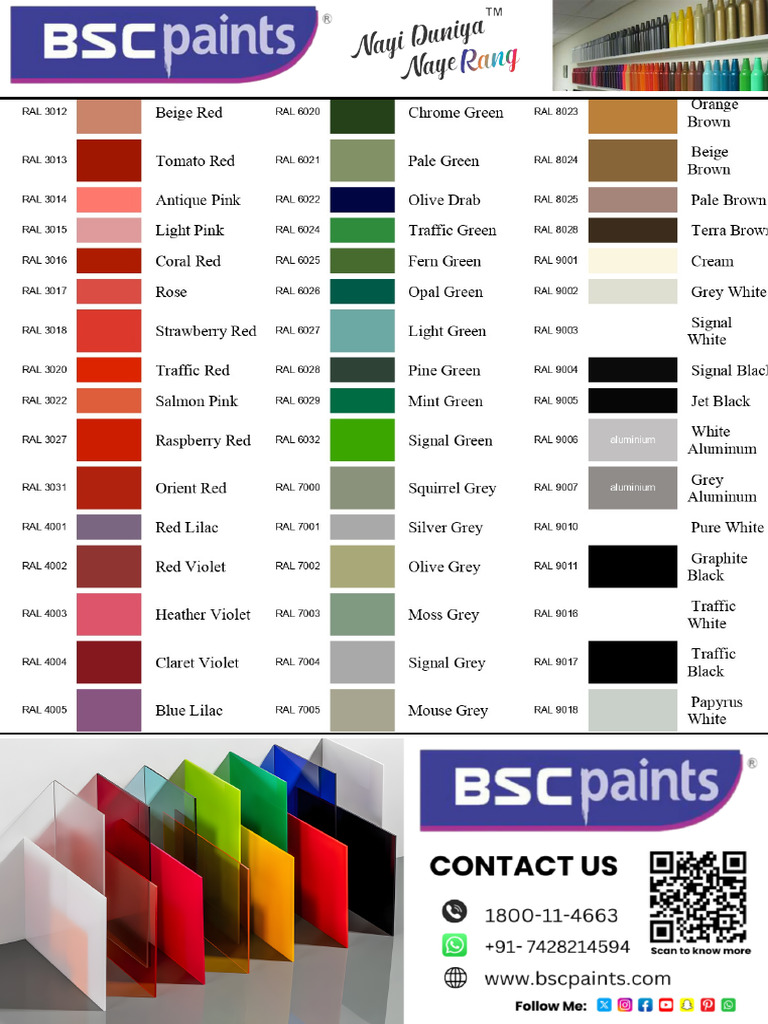 Ral Shades Bscpaints | PDF