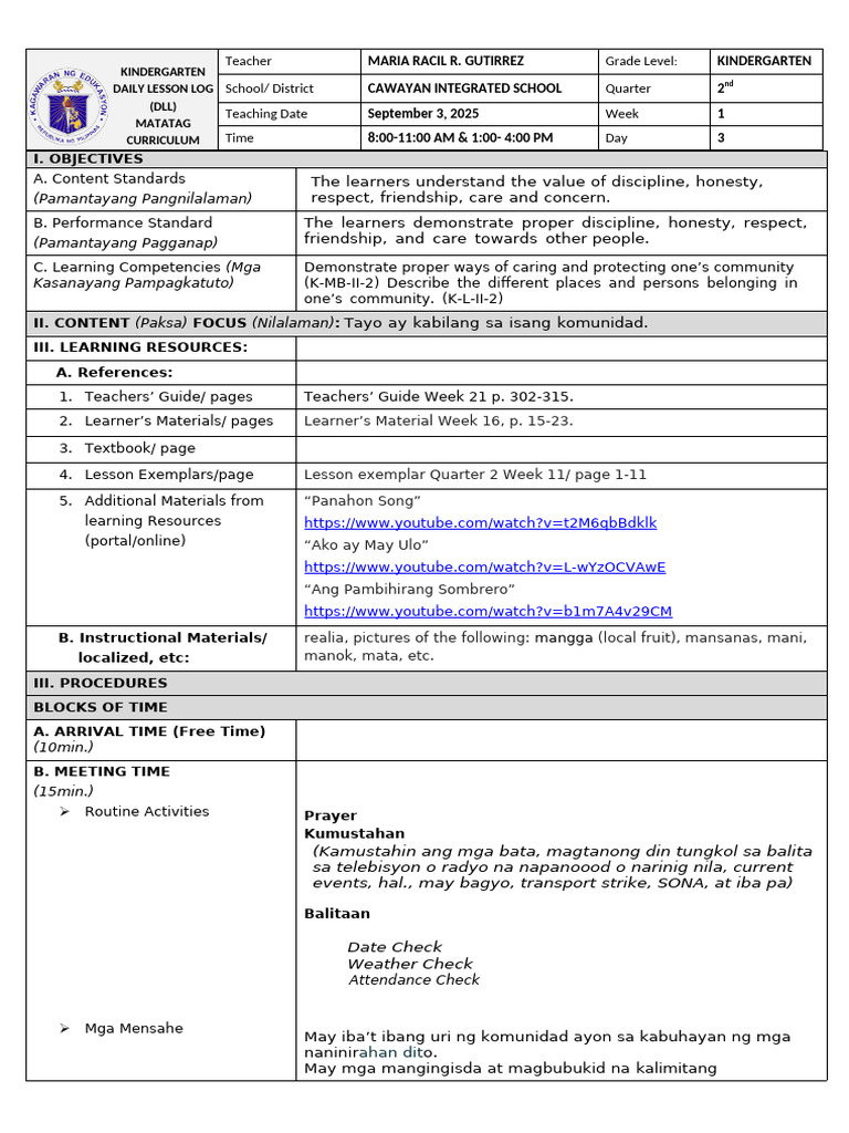 Q2 Week1Day3 | PDF