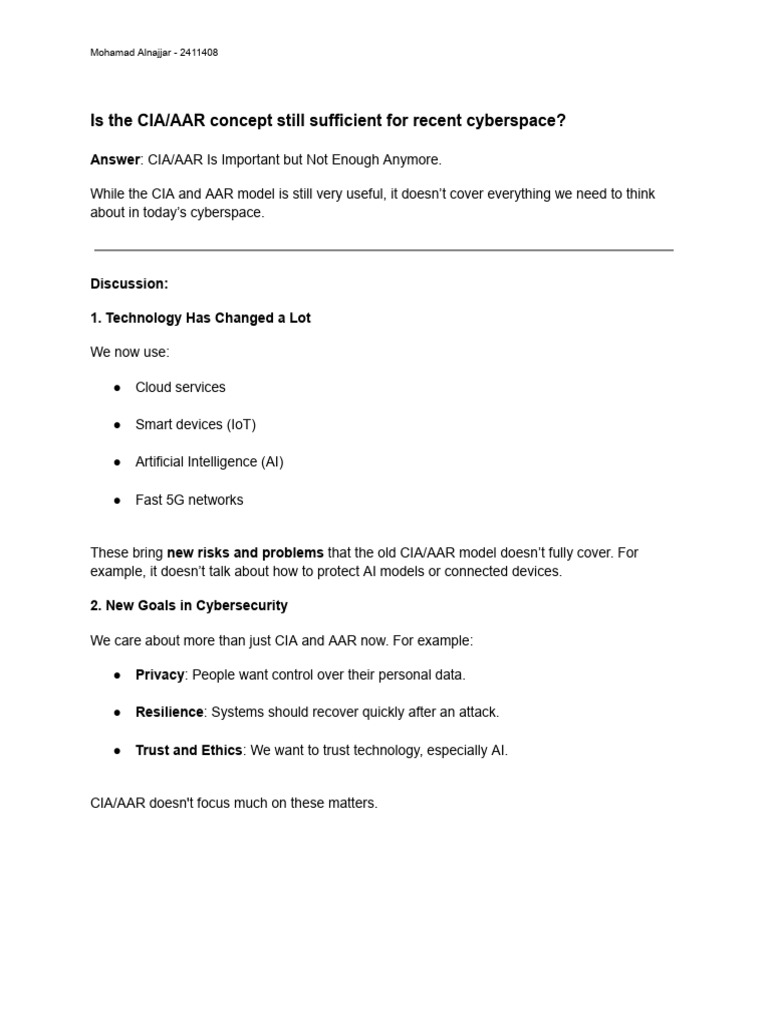 Cyber Security - Assignment 1 | PDF