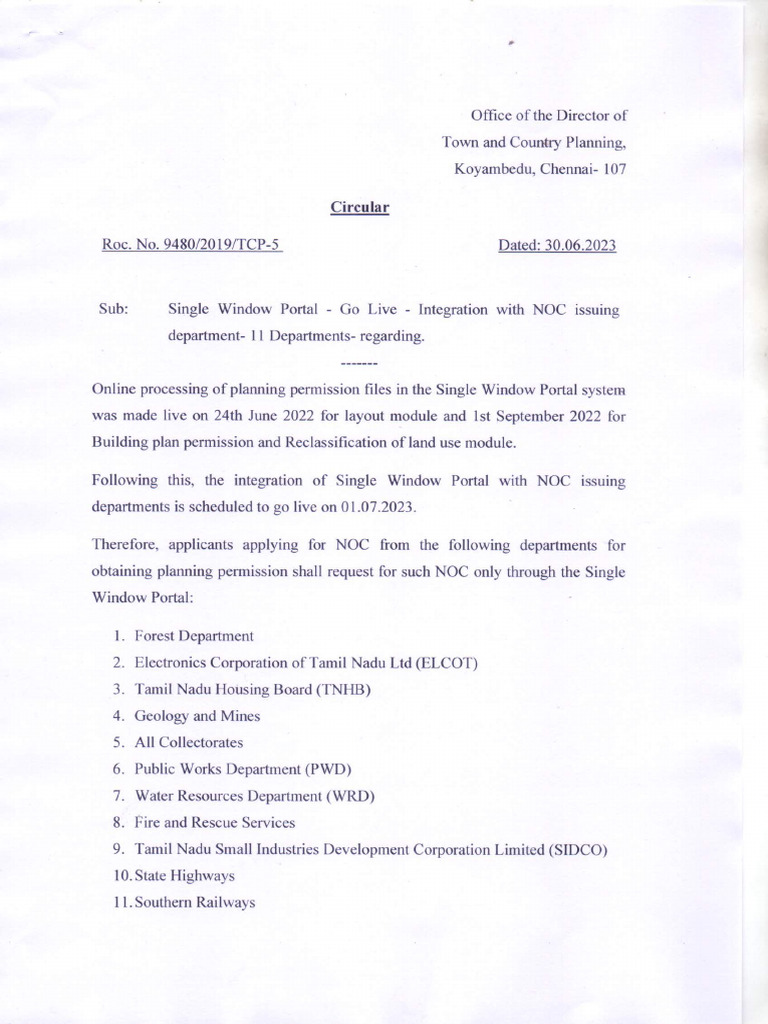 NOC Go Live Circular | PDF