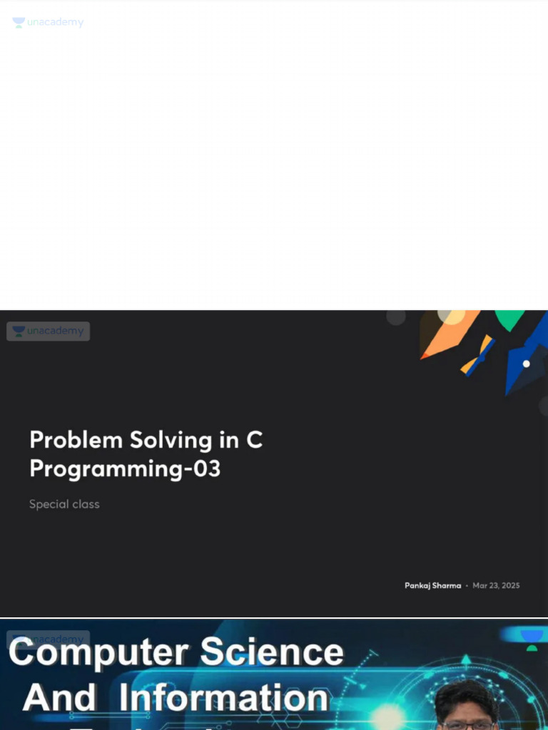 Problem Solving in C Programming03 With Anno | PDF