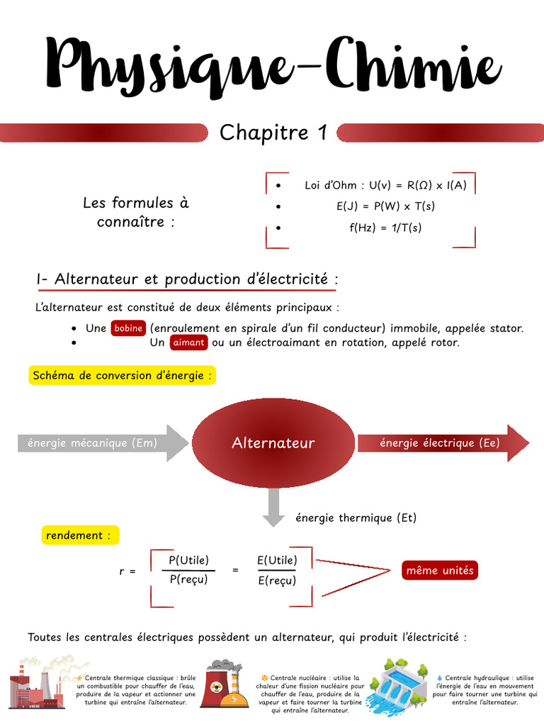 Alternateur et semi-conducteurs en électricité | PDF | Turbine | Bande ...
