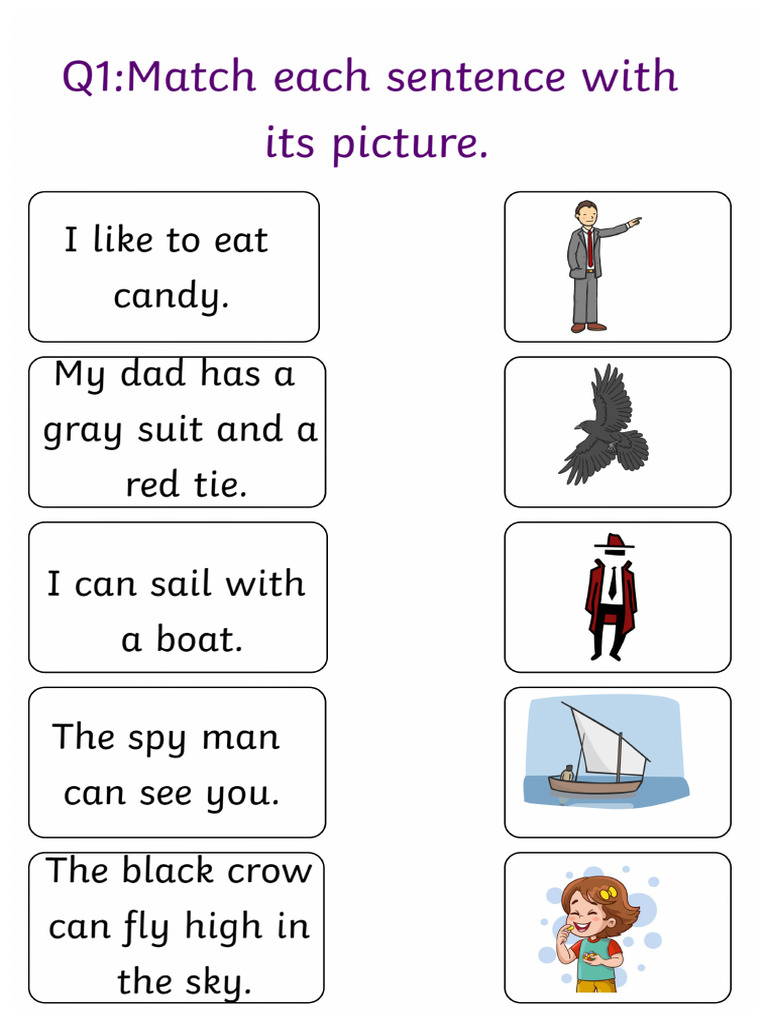Long Vowel Final Test With A Story | PDF