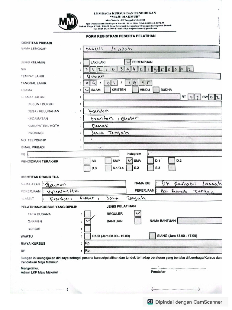 From Pendaftaran Pelatihan 2023 | PDF