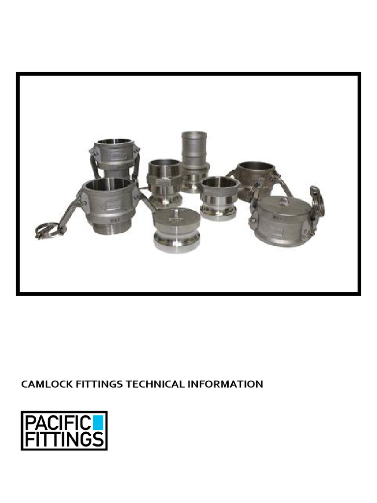 Camlock Fittings Technical Specifications | PDF | Materials ...