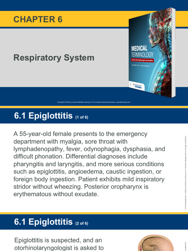 Medical+Terminology Chapter+6 | PDF | Lung Cancer | Respiratory Tract