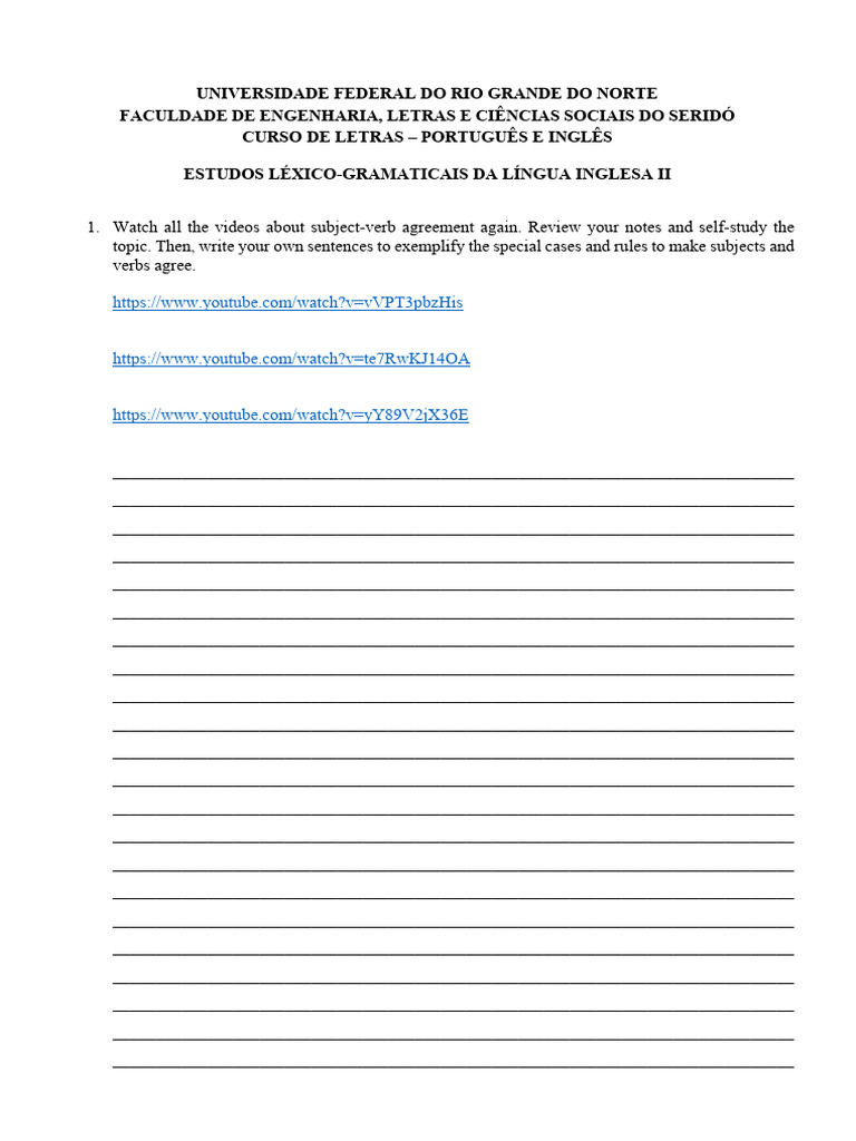 Homework 1 Est Lex Gra LG Ing II 30 Set | PDF