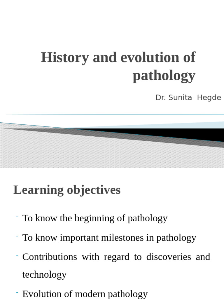 History and Evolution of Pathology 1 | PDF | Staining | Dna