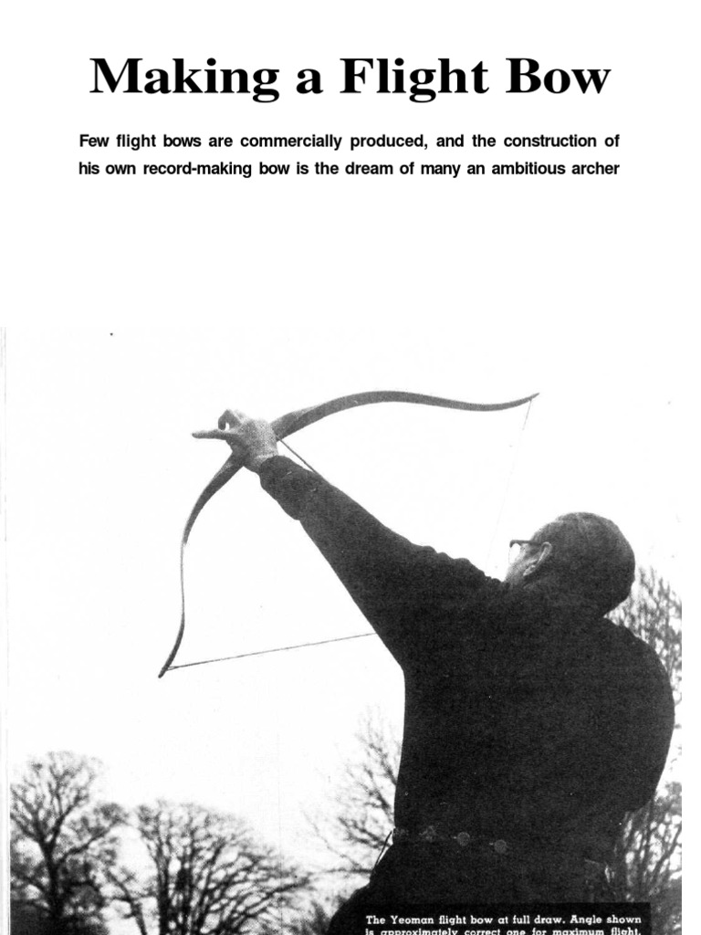 Flight Bow | PDF | Bow And Arrow | Arrow