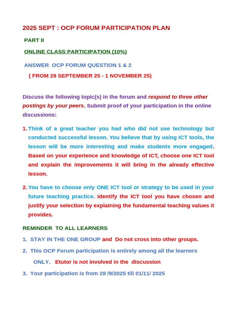 2025 Sept - Participation in Ocp Forum | PDF