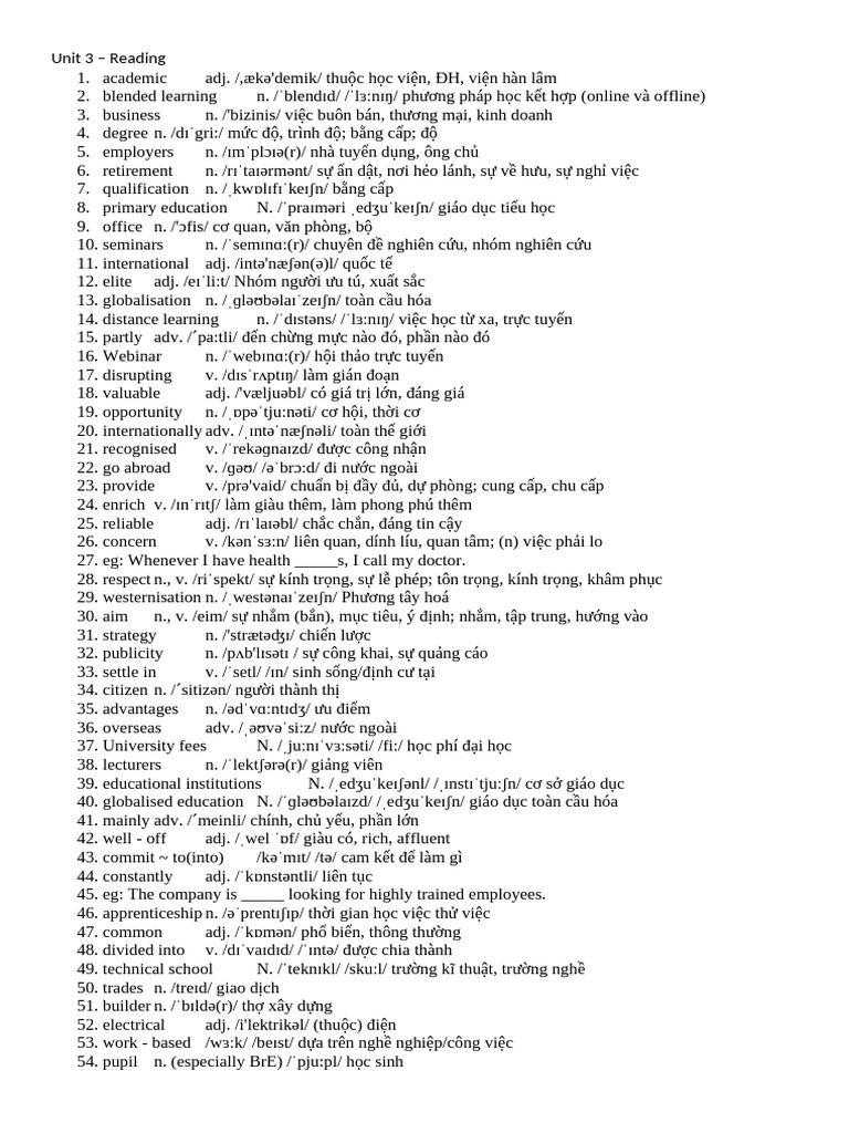 Unit 3 Reading | PDF