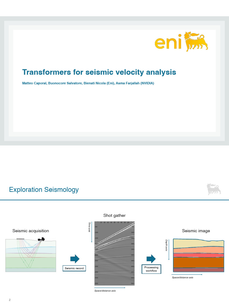 Transformers in Seismic Velocity Analysis | PDF | Machine Learning ...