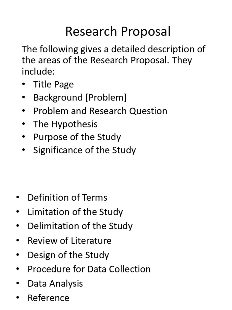 Research Proposal Outline | PDF | Data | Statistics