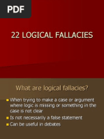 Master List of Logical Fallacies | PDF | Argument | Fallacy