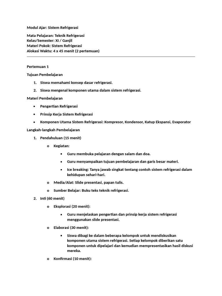 Modul Ajar Ganjil | PDF
