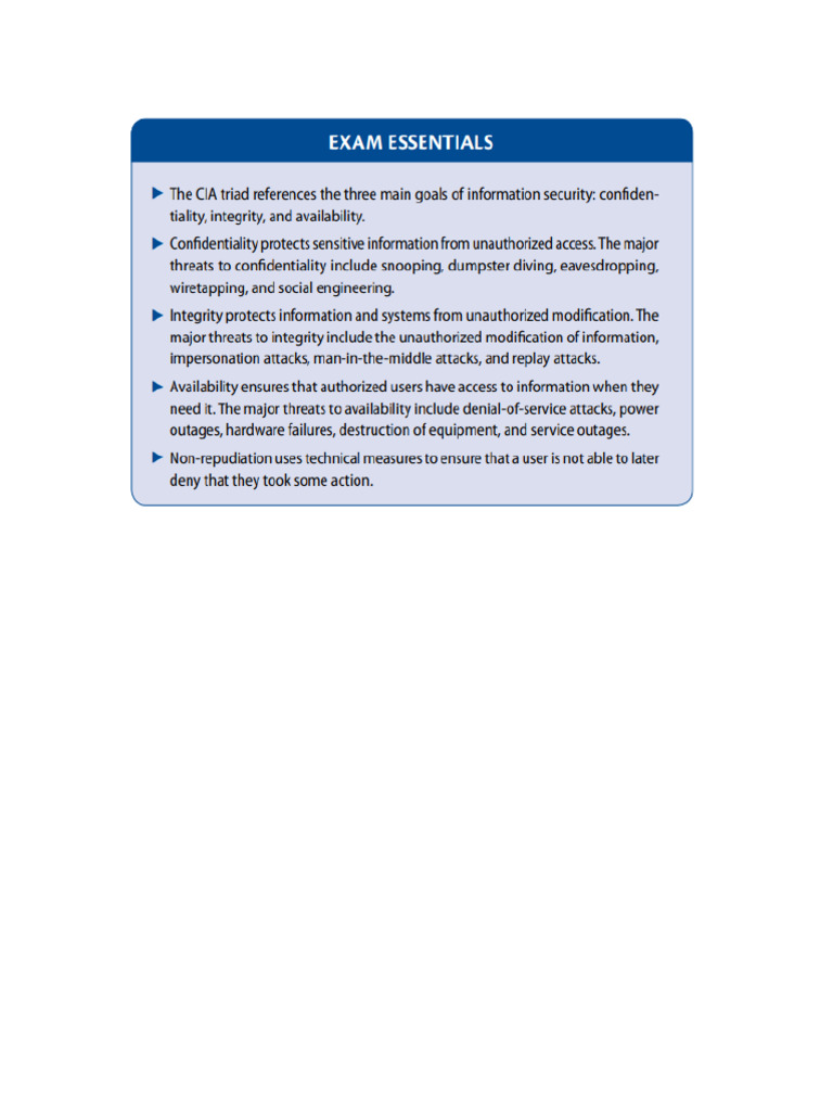 Exam Essentials | PDF