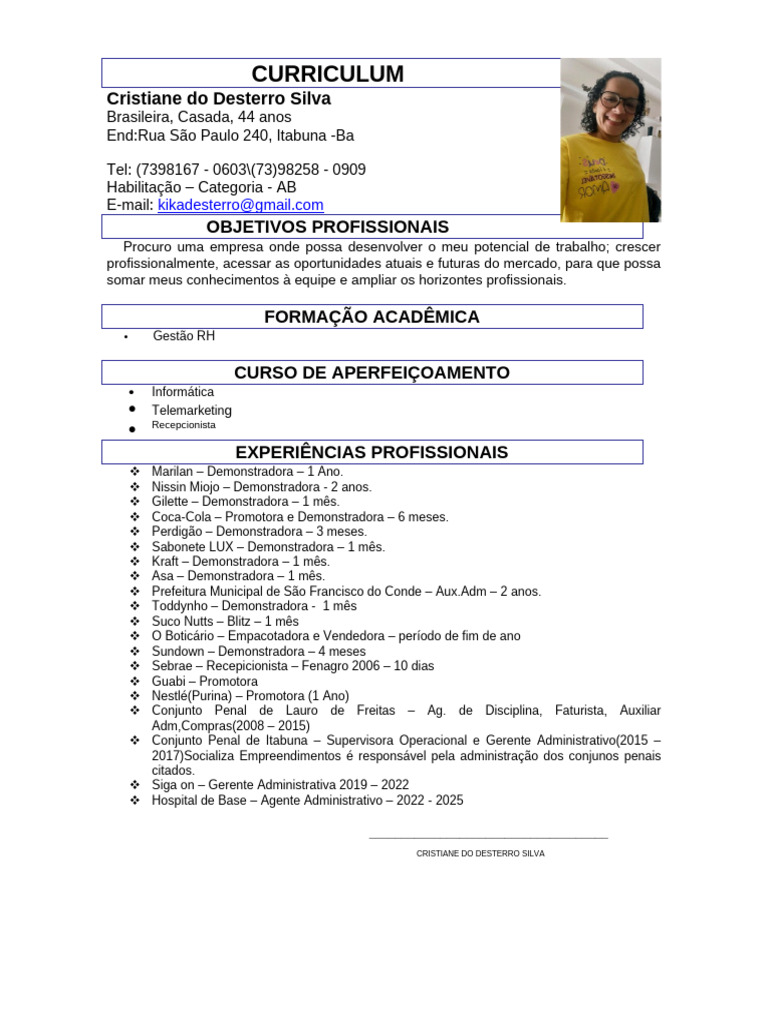 Curriculo 2025 | PDF