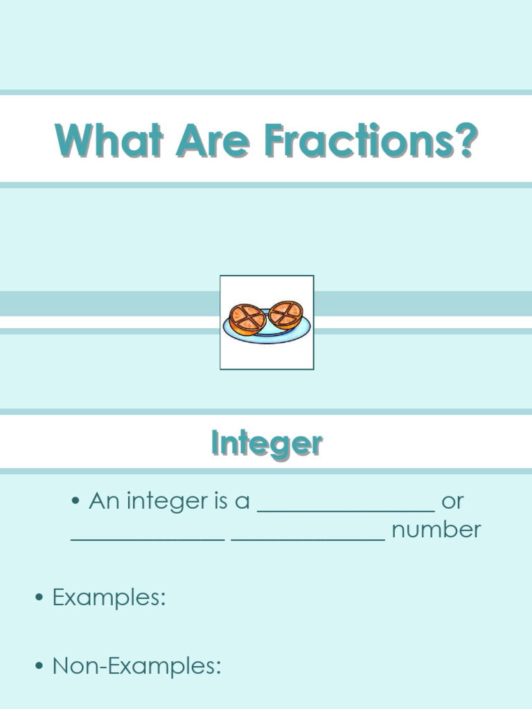 Intro To Fractions Guided Notes | PDF | Division (Mathematics) | Algebra