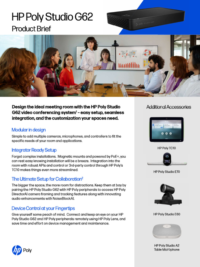 Poly G62 Product Brief | PDF