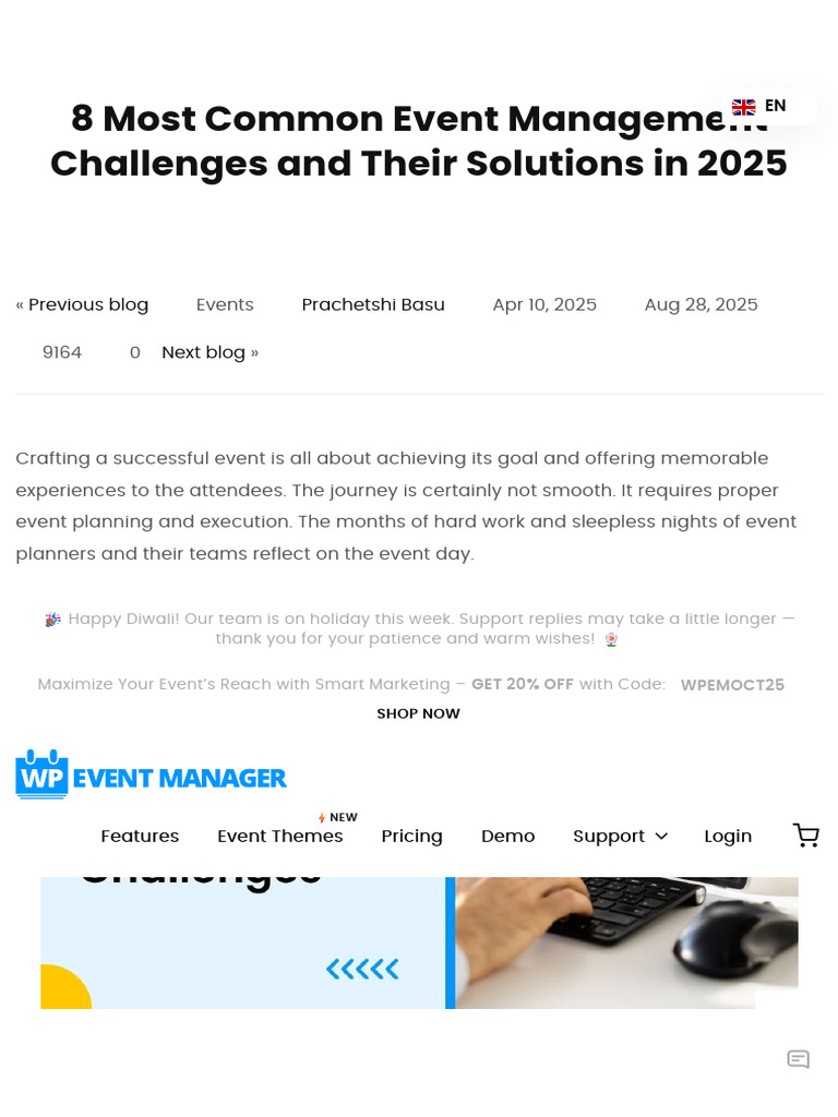 Event Management Challenges & Solutions | PDF | Word Press | Customer ...