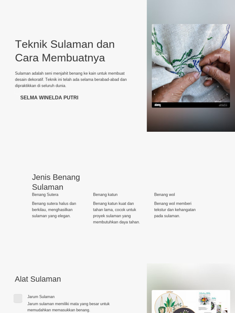 Teknik Sulaman Dan Cara Membuatnya - PPTX 20240809 102941 0000 | PDF
