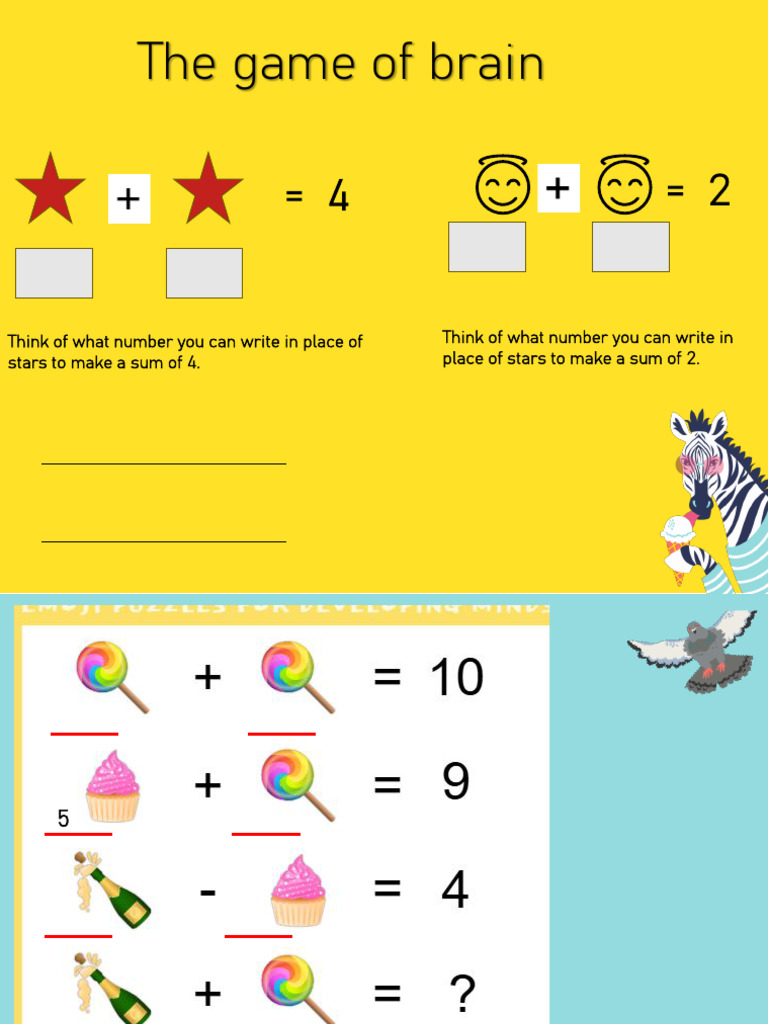 Emoji Maths and Subtraction Worksheet | PDF
