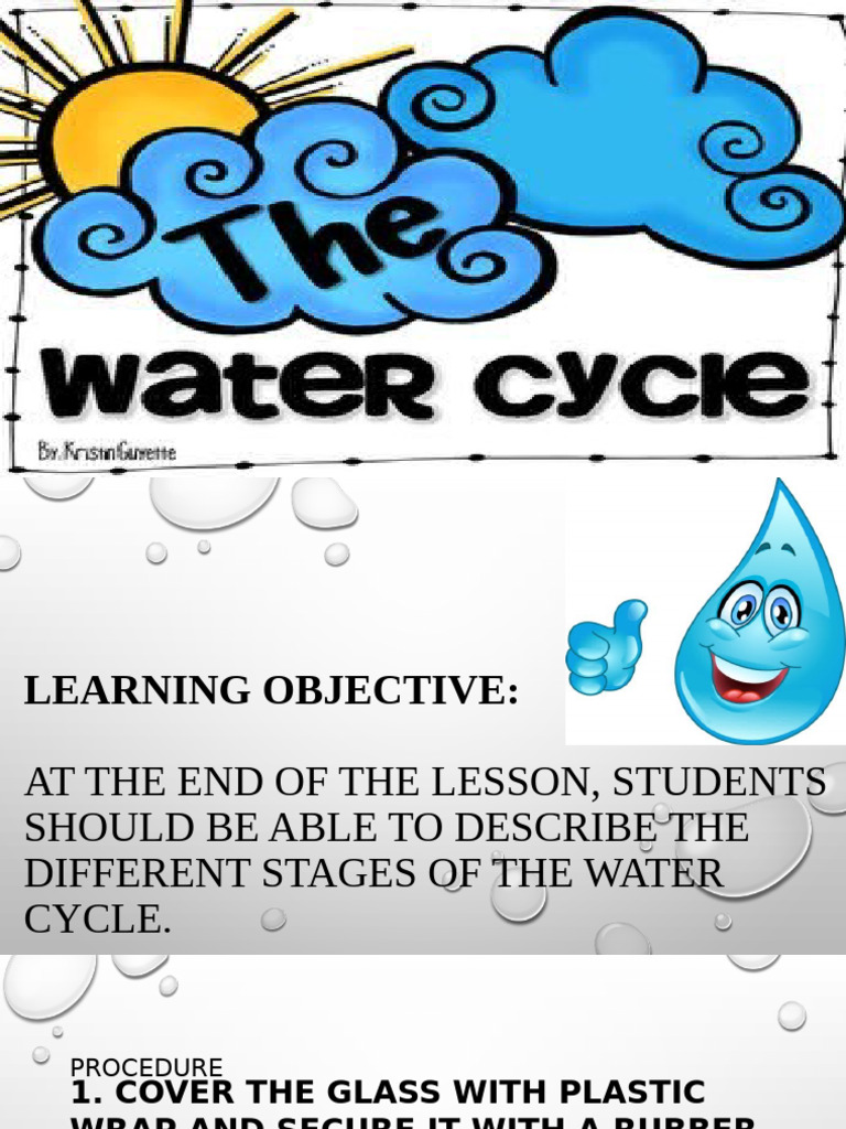 PowerPoint Presentation FOR Water Cycle Science Subject | PDF