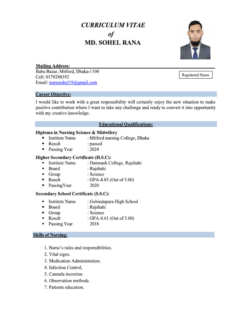 Sohel Final CV | PDF