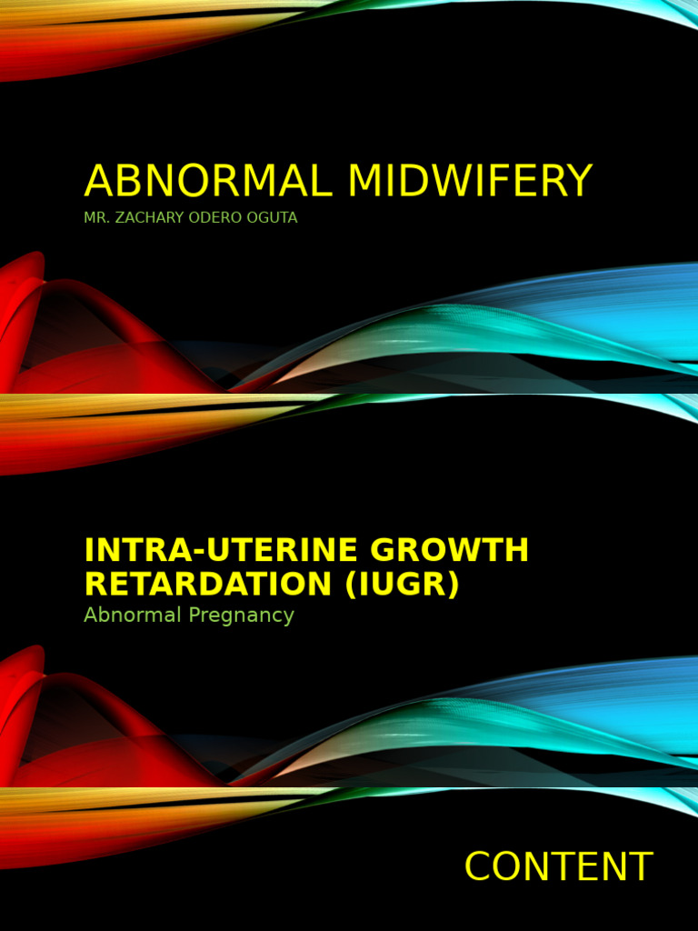 Abnormal Midwifery Final-1 | PDF | Childbirth | Placenta