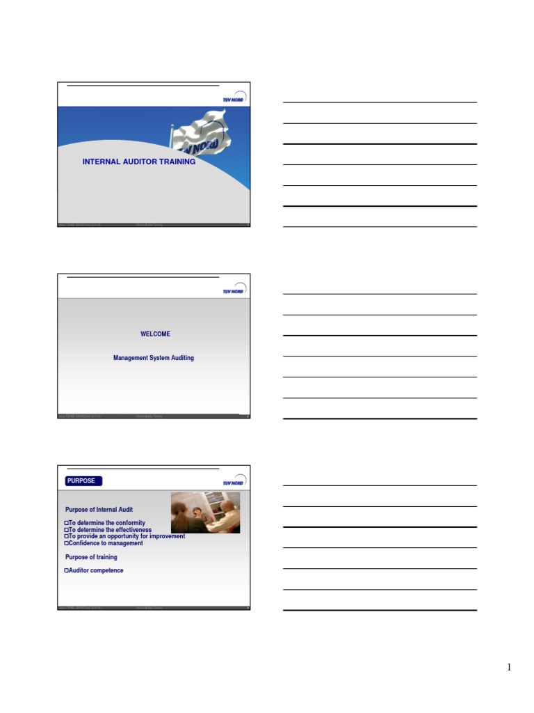 Types of Internal Audit Training | PDF | Iso 9000 | Audit