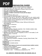 Class 12 Chemistry Short Notes | PDF