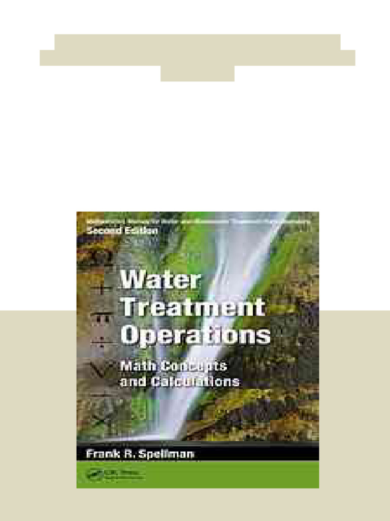 Mathematics Manual For Water and Wastewater Treatment Plant Operators ...