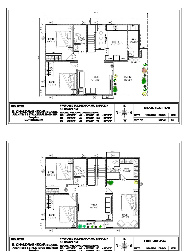 No 01 Final Plans | PDF