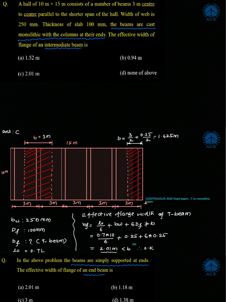 Flanged Beams Jul 31 II | PDF | Structural Engineering