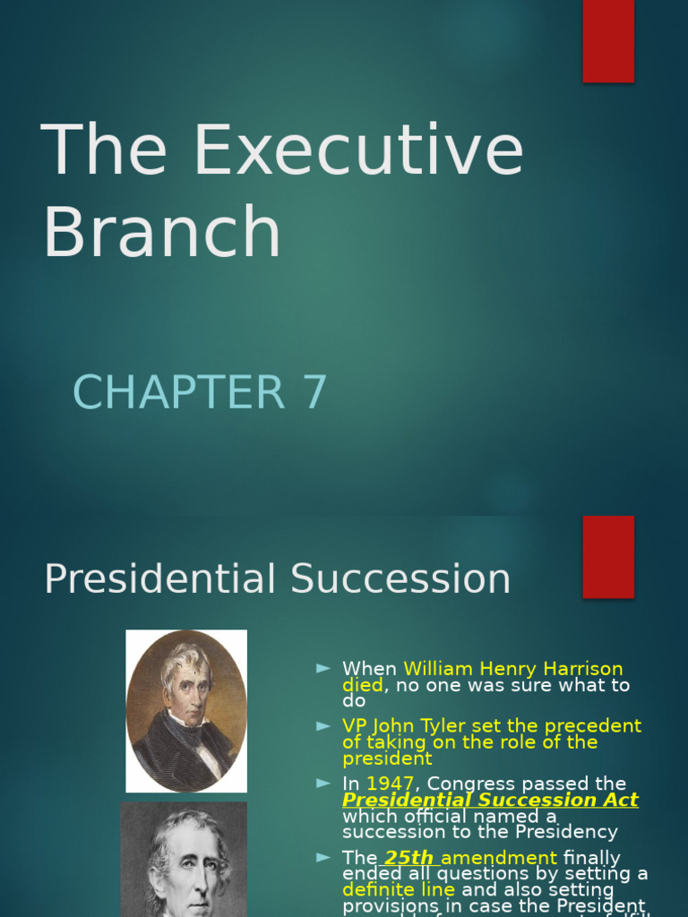 Presidential Succession | PDF | Presidents Of The United States ...