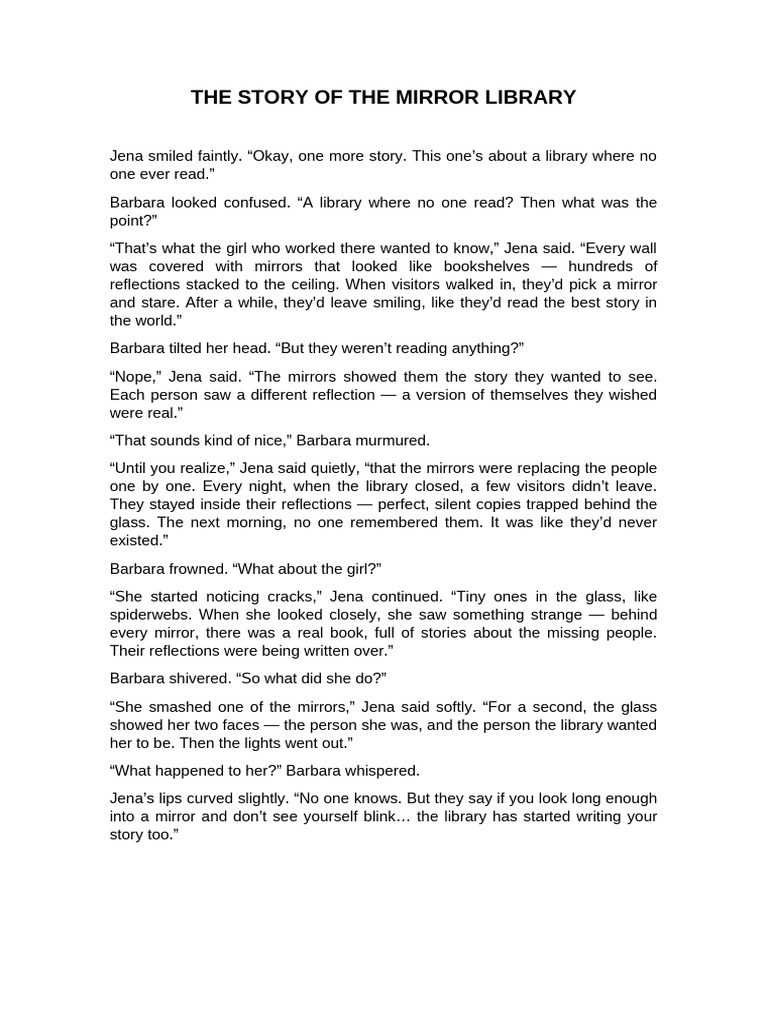 The Mirror Library's Hidden Truths | PDF