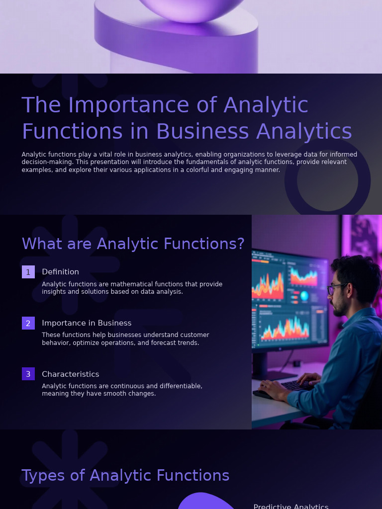 Analytic Functions | PDF | Analytics | Predictive Analytics