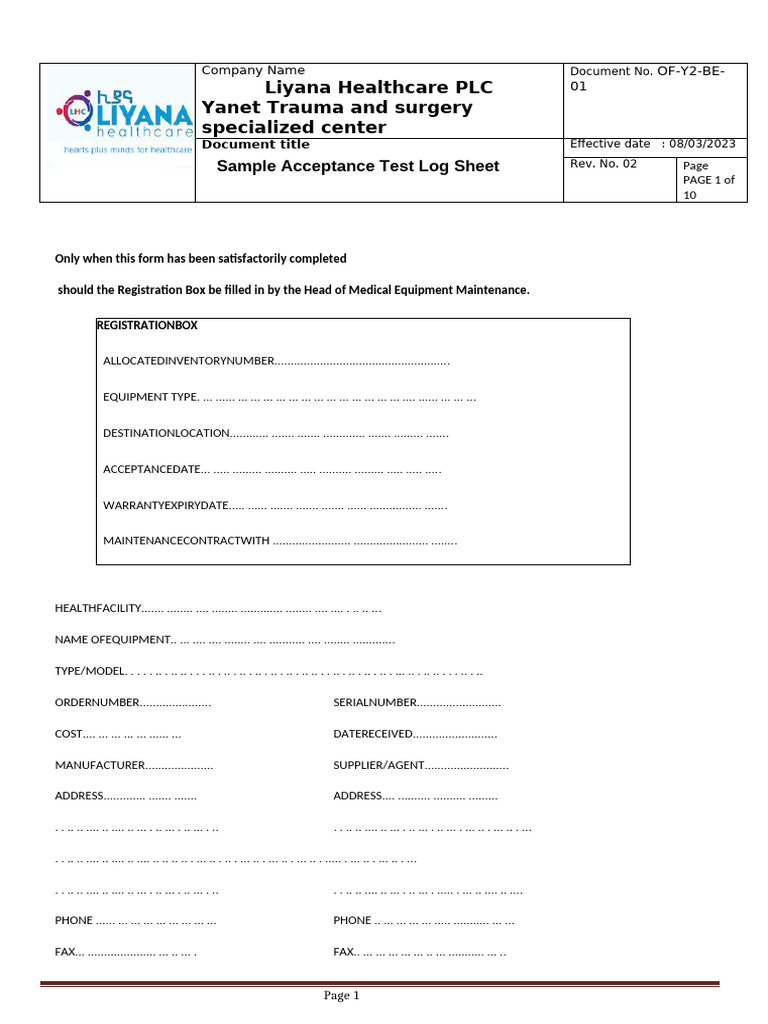 Sample Acceptance Test Log Sheet | PDF | Chess Theory | Chess