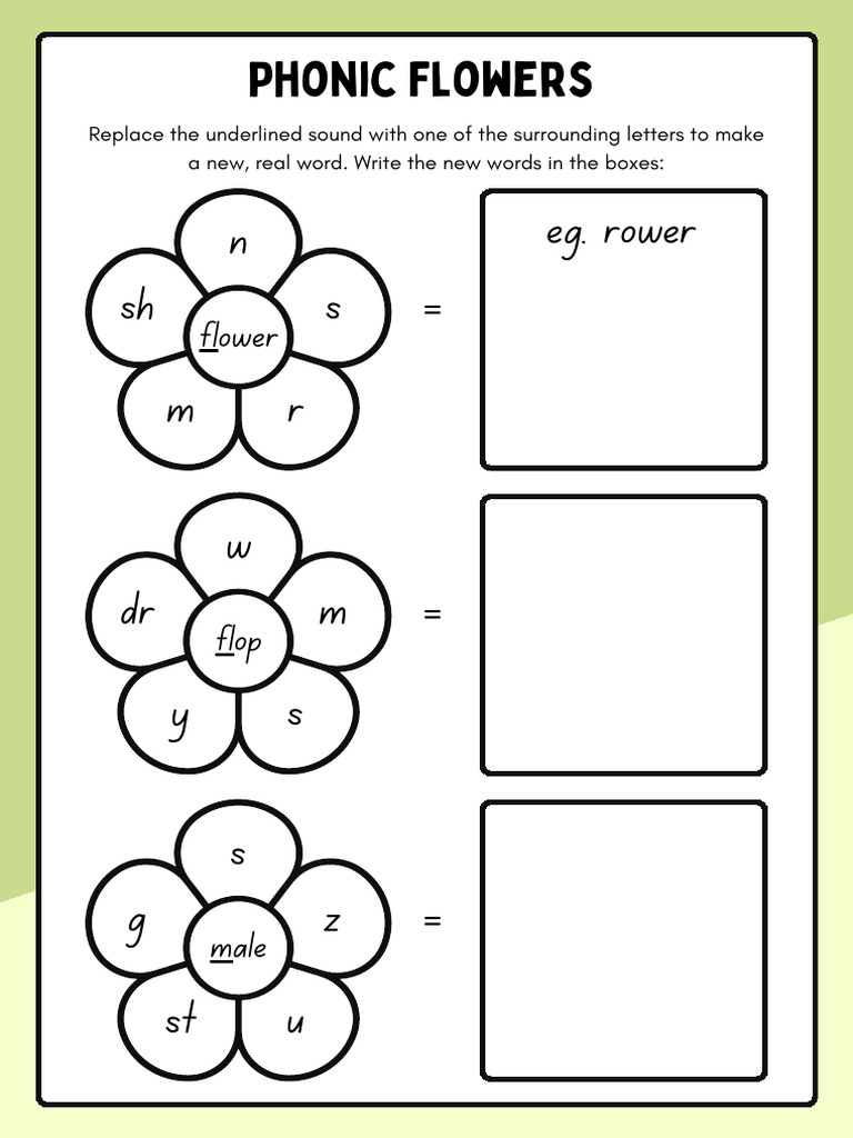 Phonic Flowers | PDF