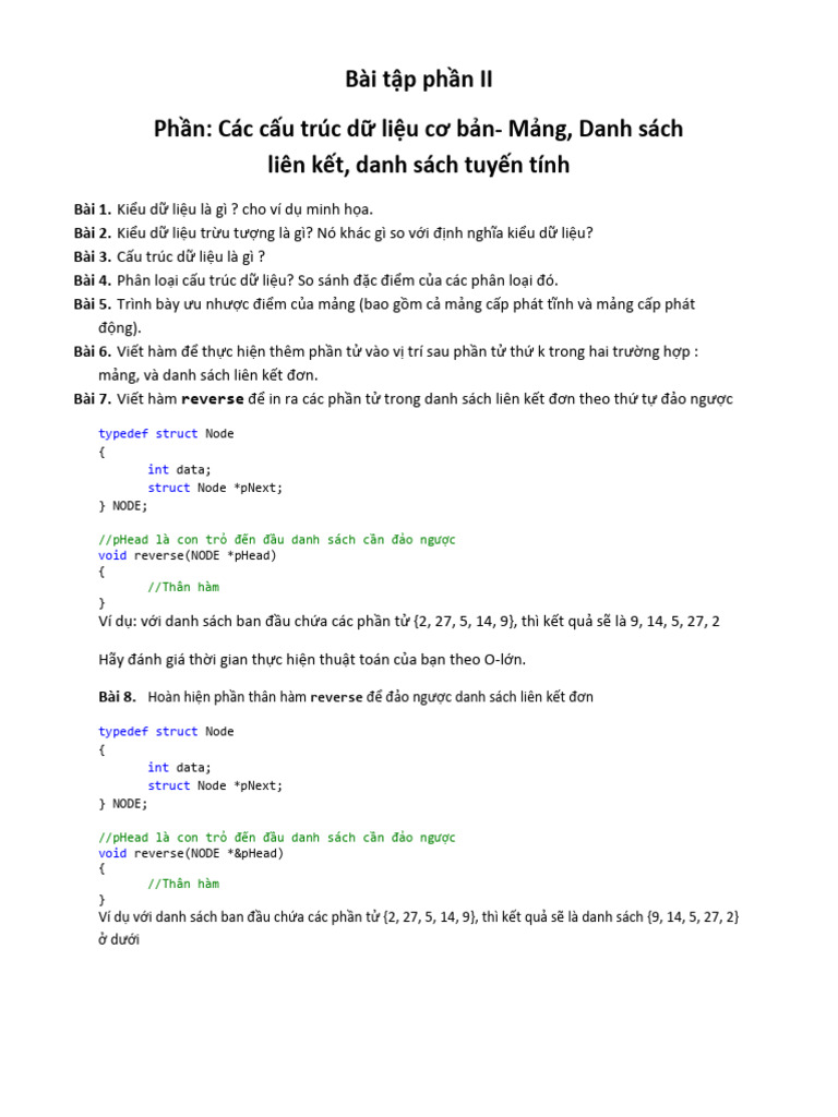 Lab - Danh Sach List | PDF