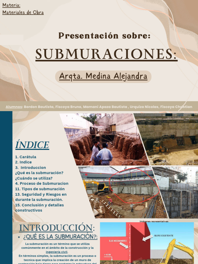 Guía Completa sobre Submuración en Construcción | PDF | Fundación ...