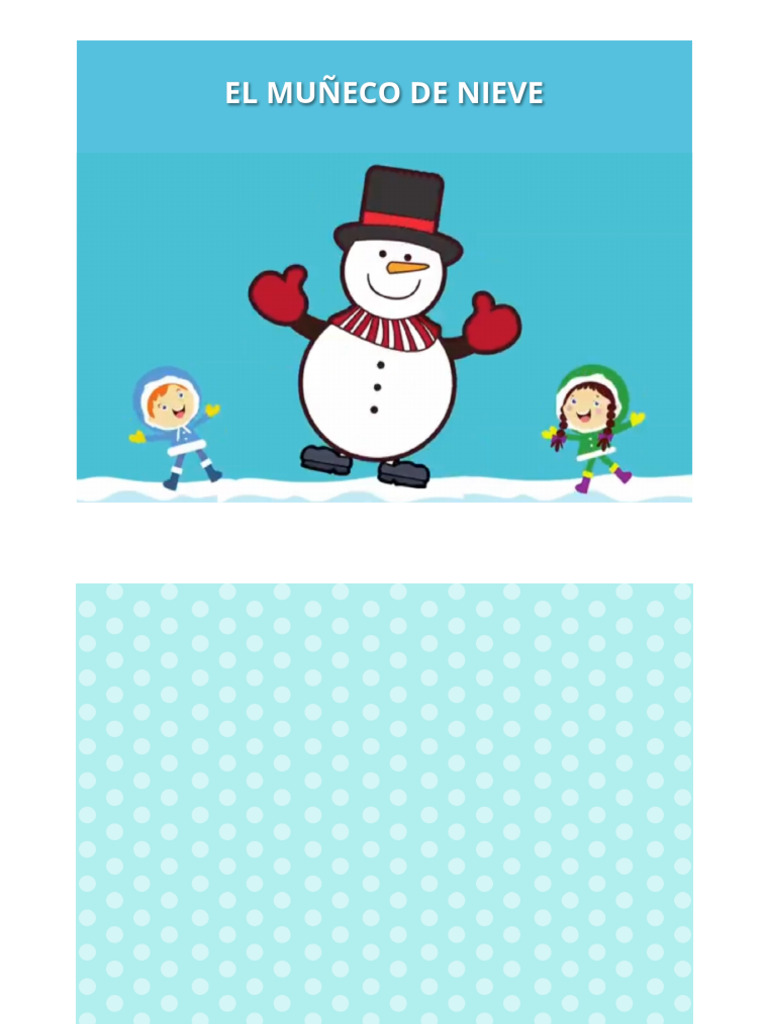 Muñeco de Nieve: Video y Audio | PDF
