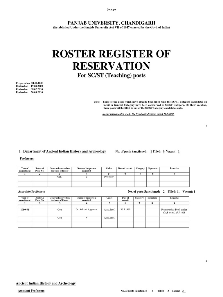 Roster Teaching | PDF | Foreign Language Studies