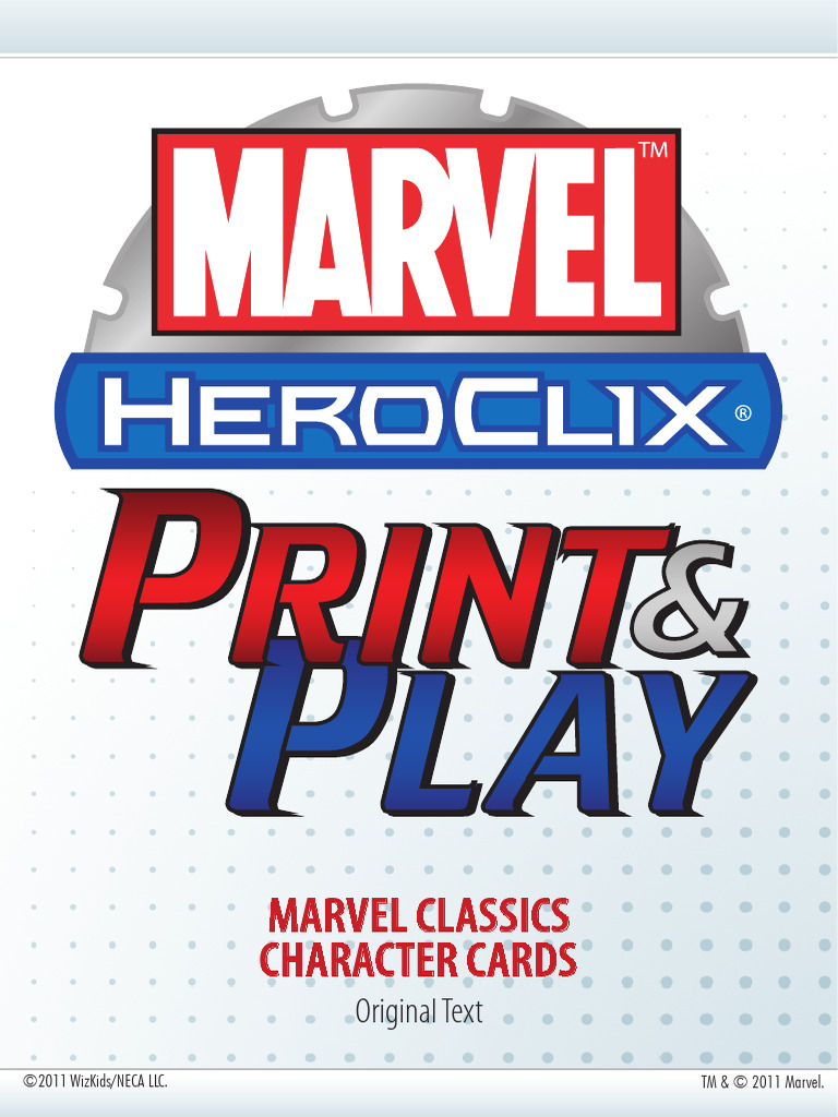 Marvel Classics | PDF