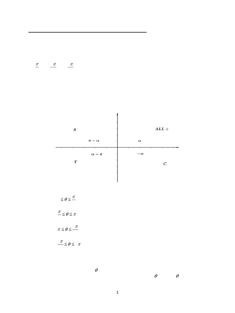 Evaluate Trig Functions Without Calculator | PDF | Cartesian Coordinate ...