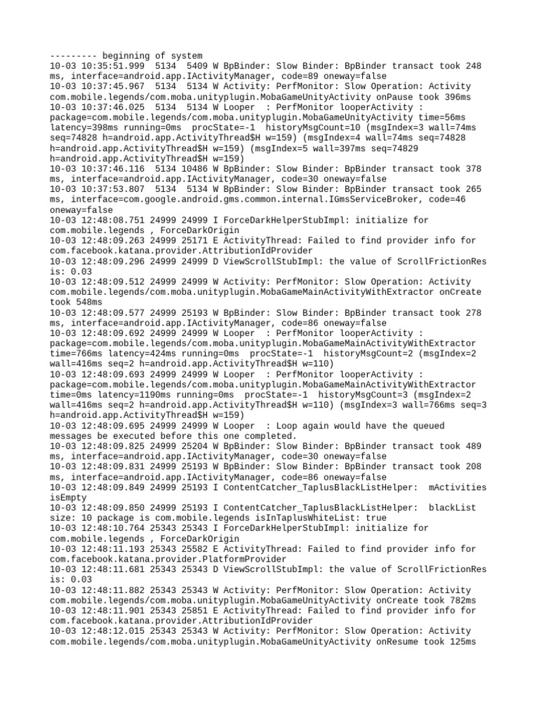 ML Logcat 1759479998849 | PDF | Software | System Software