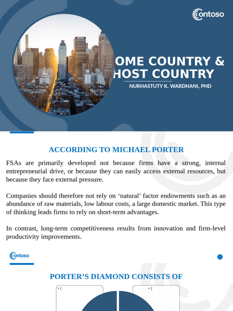 Porter's Diamond & Distance in Global Trade | PDF | Trade | Transport