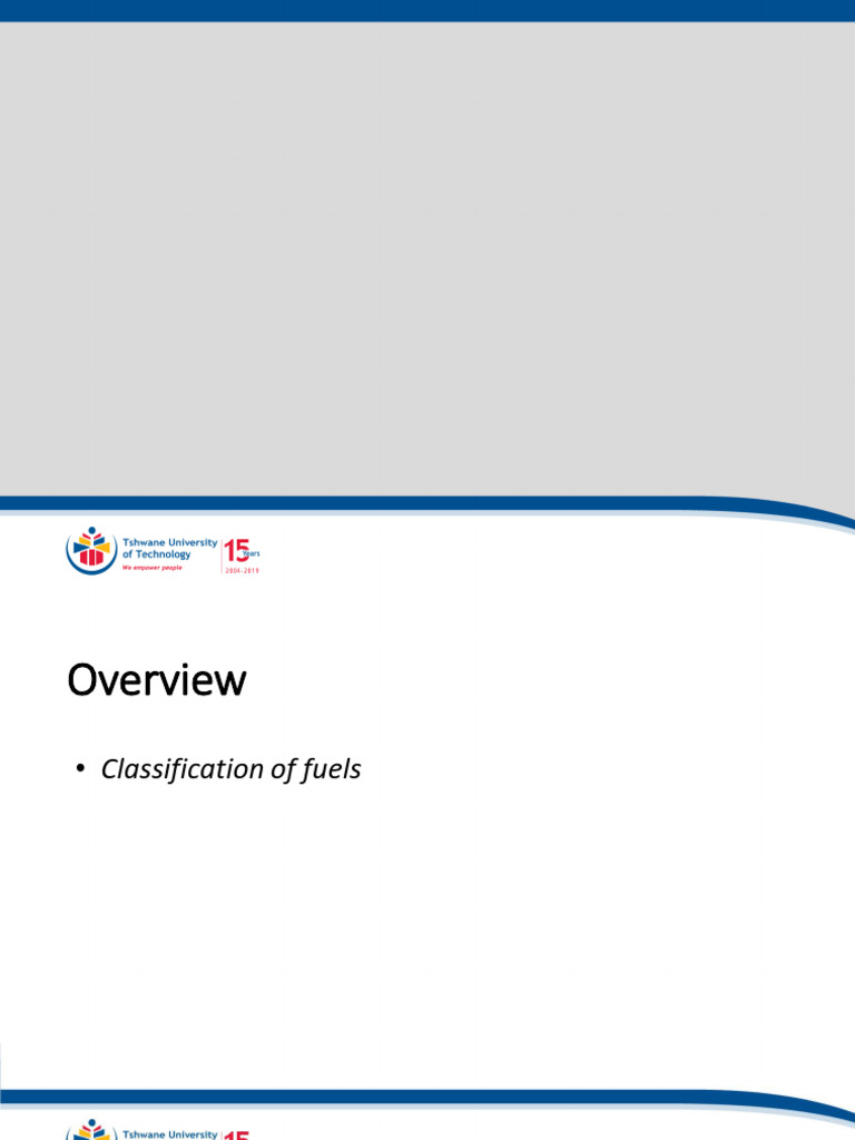 Fuel Technology: Fuel Classification Guide | PDF | Fuels | Combustion