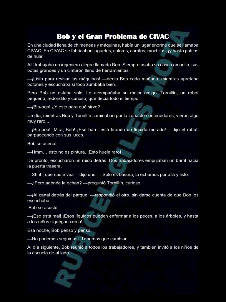 Bob y El Gran Problema de CIVAC | PDF | Residuos